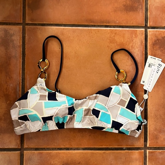 Trina Turk | Swim | Bnwt Trina Turk Foil Geo Bikini With Rings | Poshmark